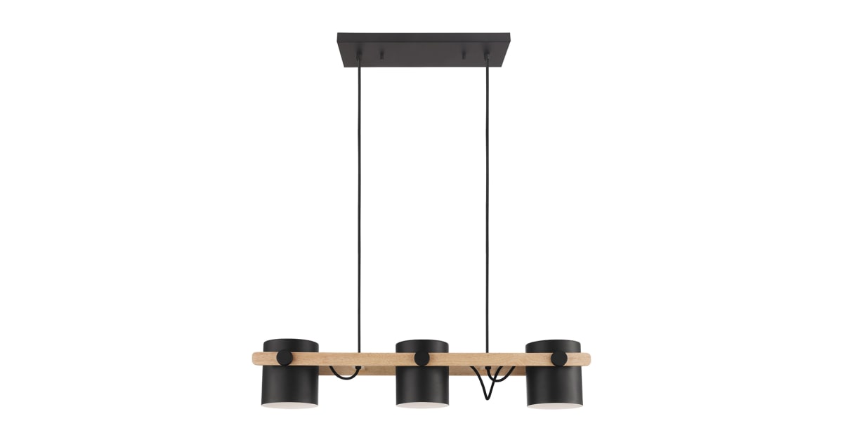 Eglo 43045A Hornwood 3 Light 34" Wide Large Pendant | Ferguson Home