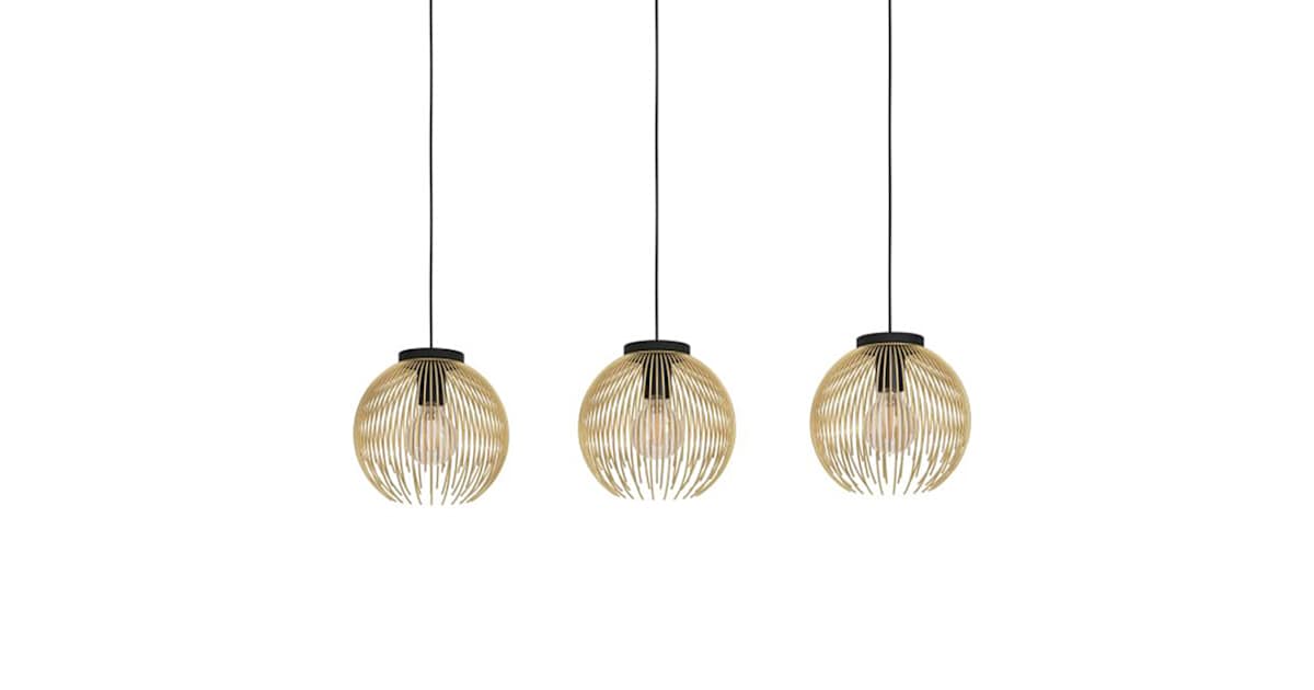 Eglo 900167A Venezuela 3 Light 9" Wide Multi Light Pendant | Ferguson Home