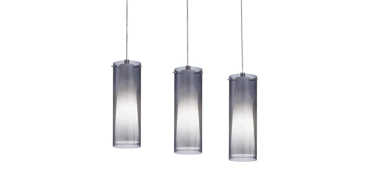 Eglo 90305A Pinto Nero 3 Light 39" Wide Multi Light Pendant | Ferguson Home
