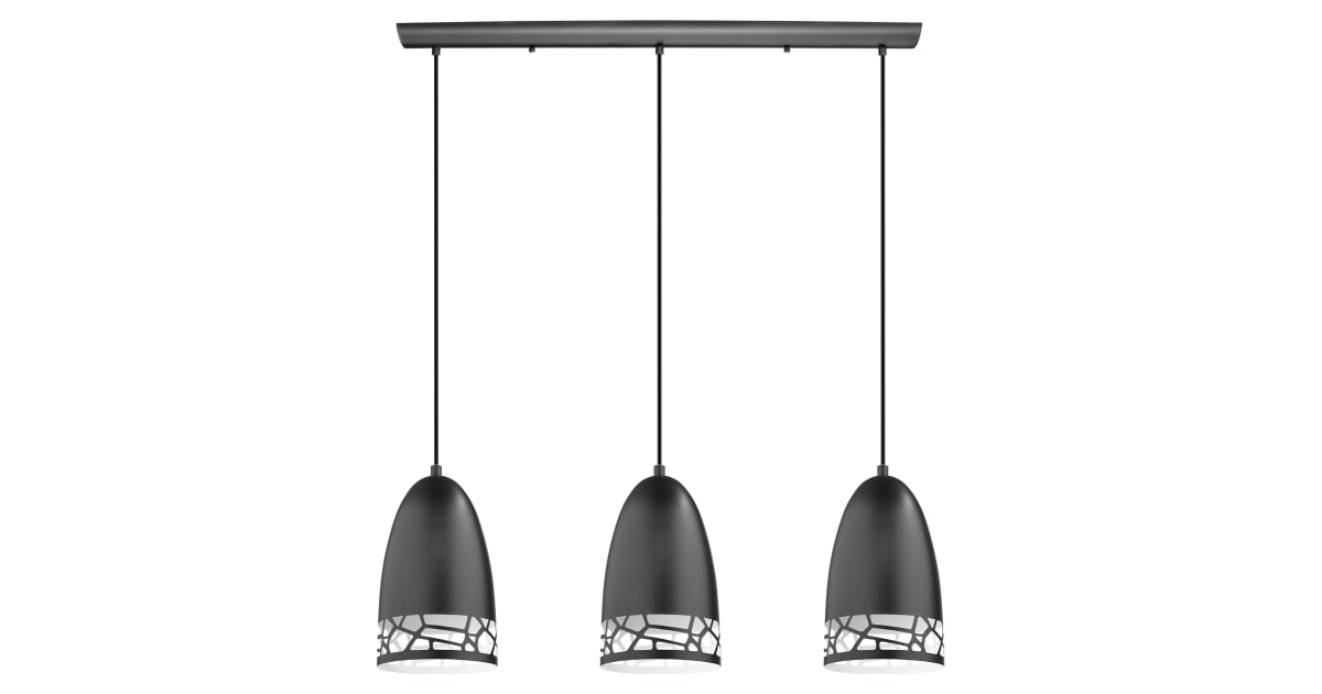 Eglo 97444A Savignano 3 Light 6-1/4" Wide Linear Pendant | Ferguson Home