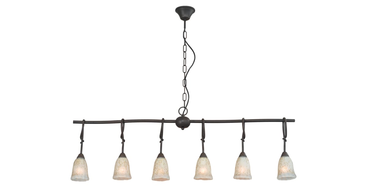 Eglo 85645A Cilenta 6 Light Single Tier Chandelier | Ferguson Home