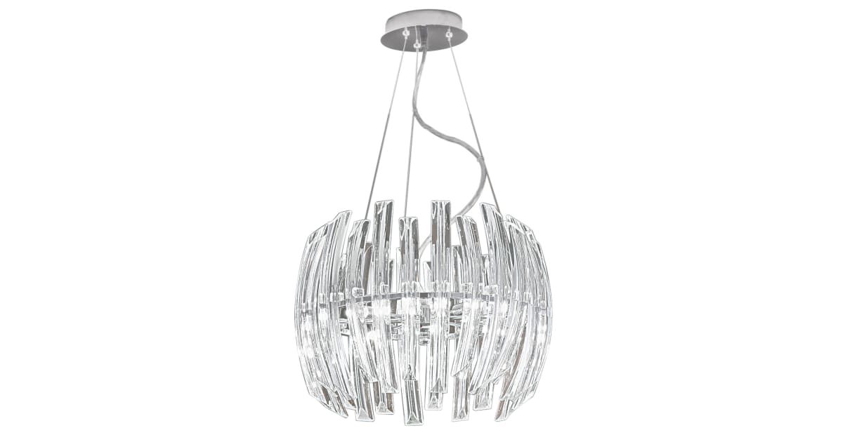 Eglo 89205A 6 Light 1 Tier Mini Chandelier from the Drifter Collection ...