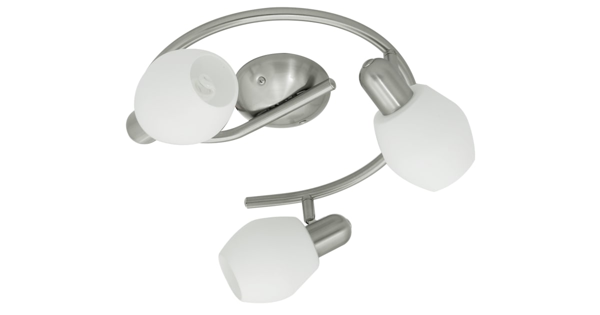 Eglo 89934A 3 Light Semi-Flush Ceiling Fixture from the Mariona ...