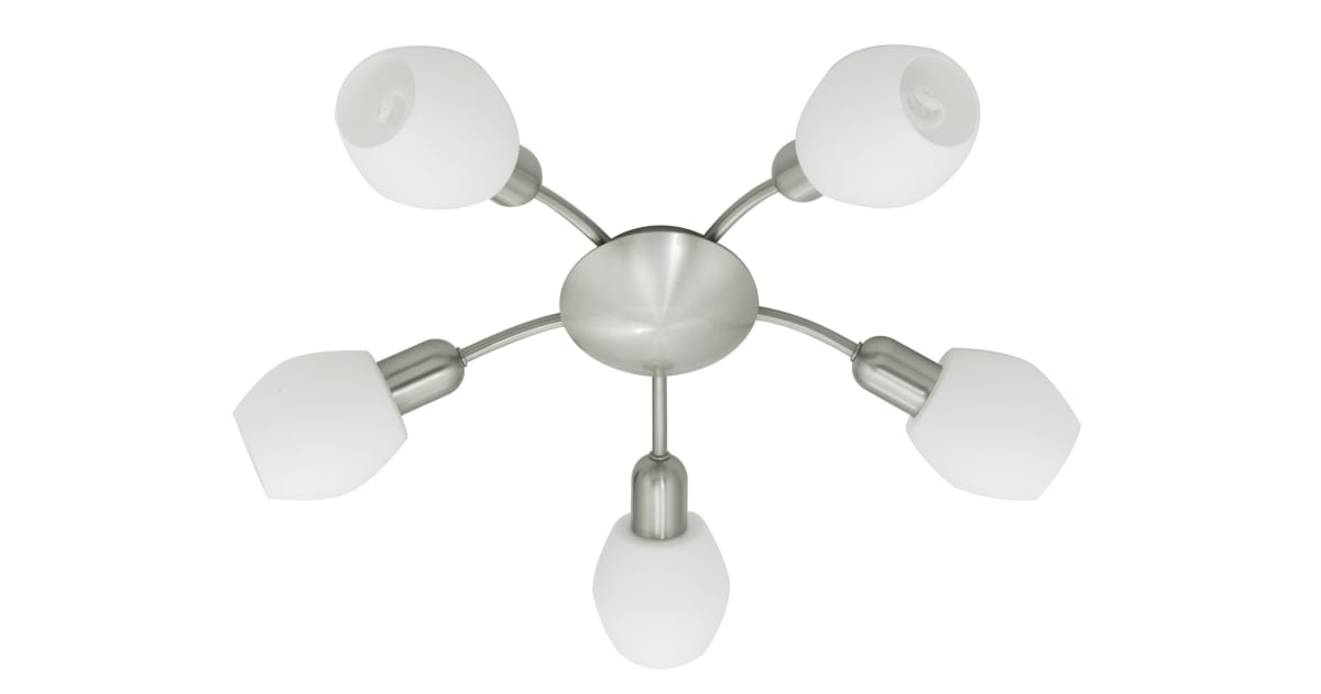 Eglo 89935A 5 Light Semi-Flush Ceiling Fixture from the Mariona ...