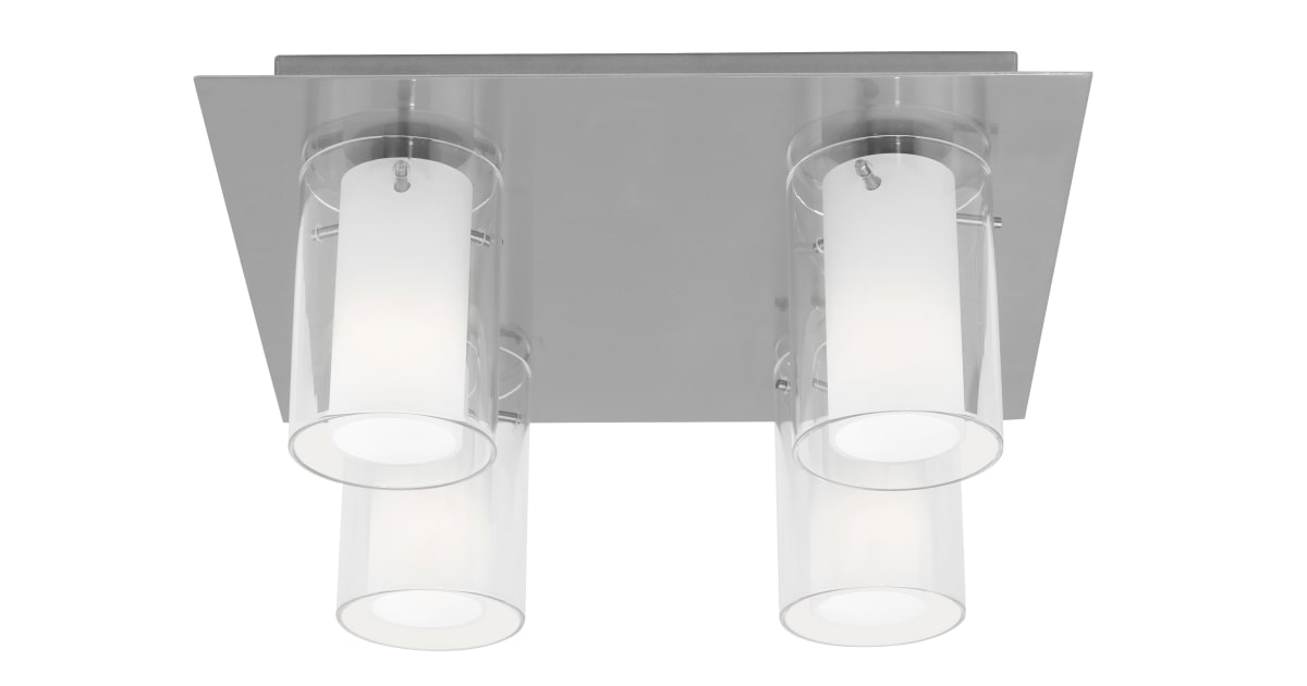 Eglo 90089A 4 Light Semi-Flush Ceiling Fixture from the Las Vegas 1 ...