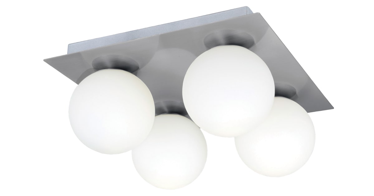 Eglo 90385A 4 Light Semi-Flush Ceiling Fixture from the Ferrol ...