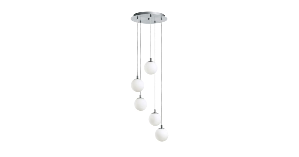 Eglo 90556A 5 Light Multi Light Pendant from the Ferrol Collection ...