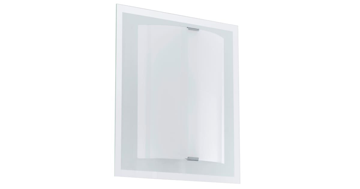Eglo 91208A Zemo 1 1x60W Wall or Ceiling Light in White Finish ...