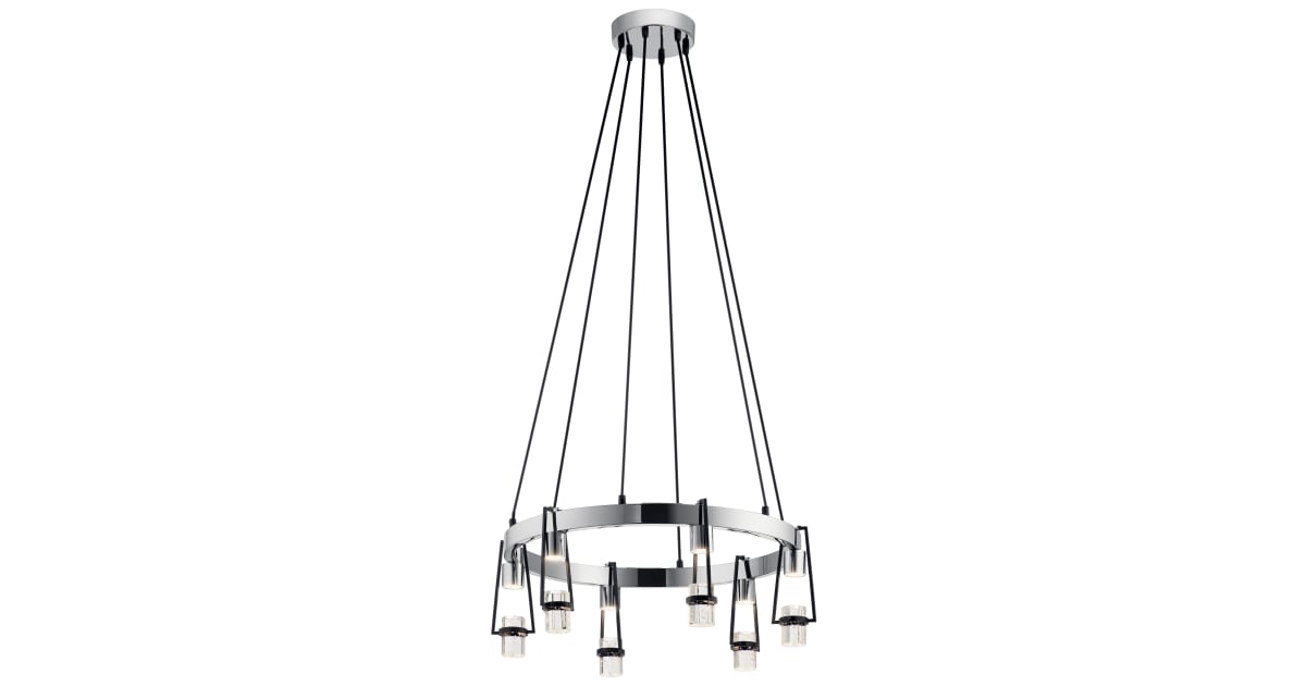 Elan 84126 Ayse 6 Light 27" Wide LED Ring Chandelier | Build.com