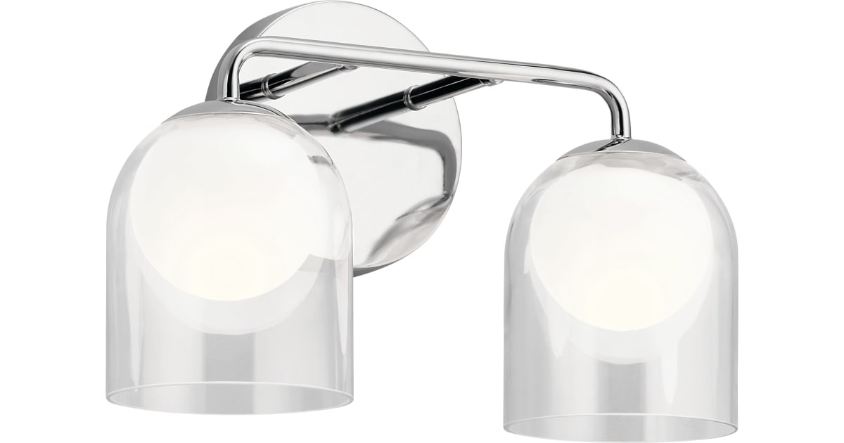 Elan 84058 Beryl 2 Light 15" LED Vanity Light | Ferguson Home