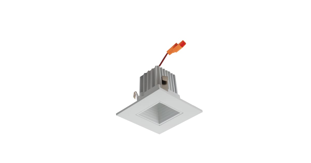 Elco E215C0730W 2" LED Square Baffle Recessed Trim - 3000K / 840 Lumens ...