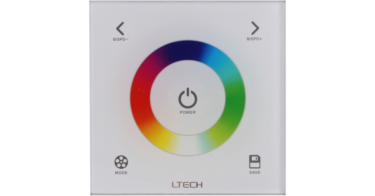 Elco ECN12 Touch Wall Panel RGB Controller | Build.com