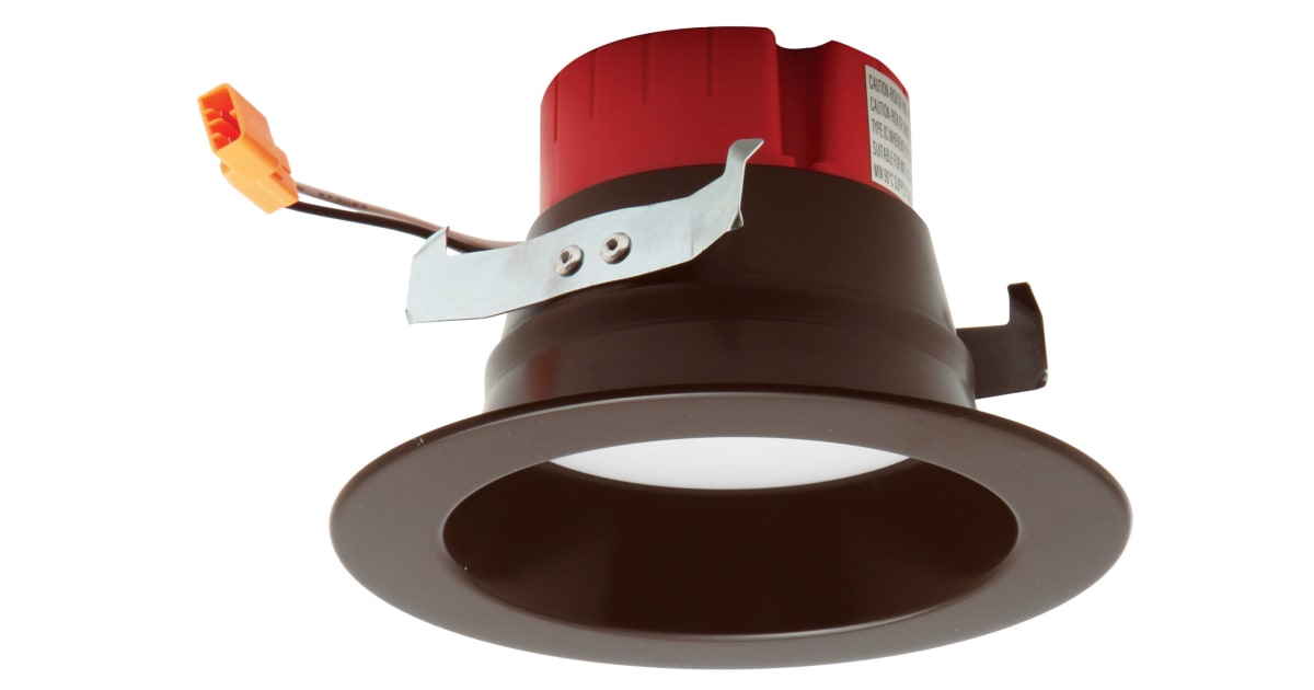 Elco EL41535BZ 4" Integrated LED Reflector Recessed Trim - 800 Lumens ...