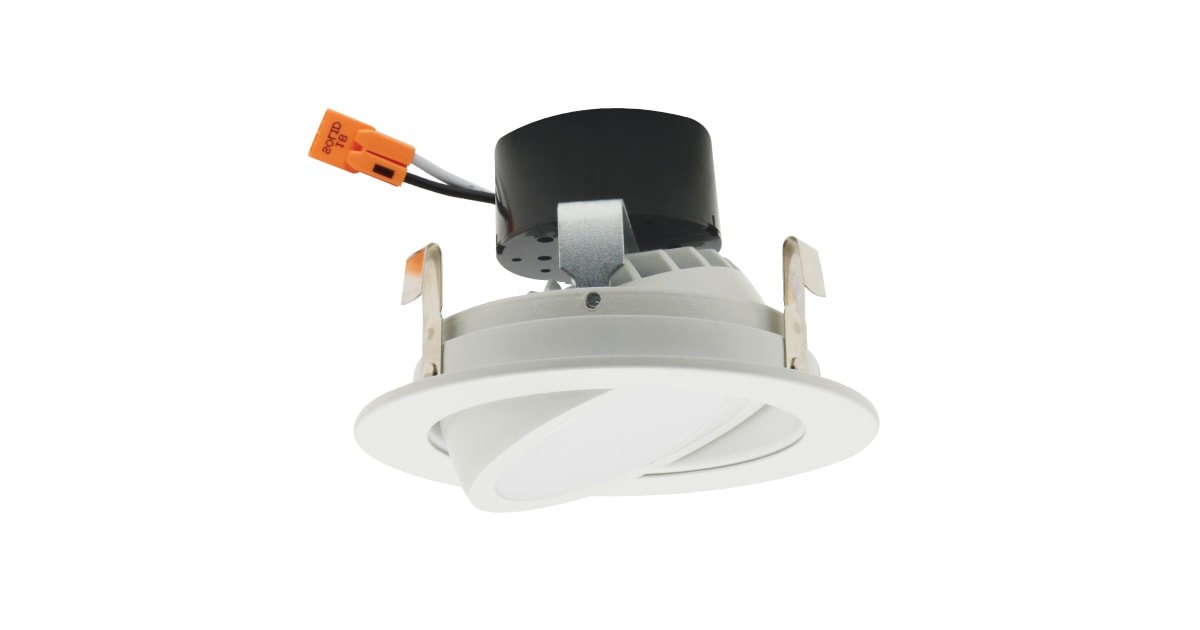 Elco EL41627W 4" Integrated LED Die-Cast Adjustable Recessed Trim - 620 ...