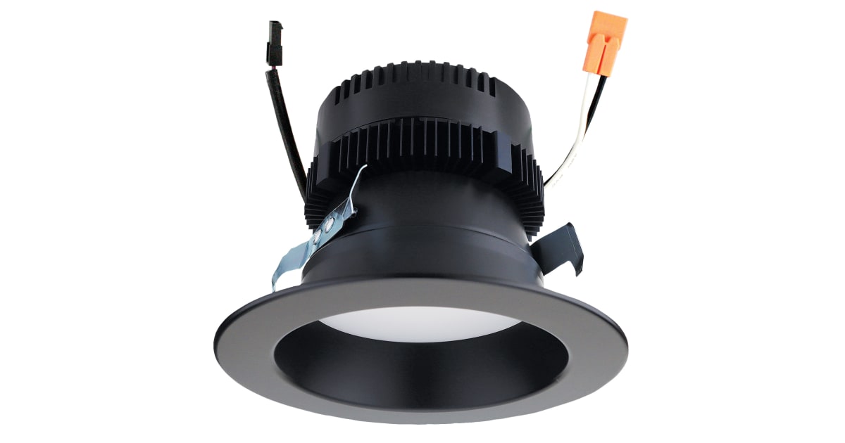 Elco EL475CT5DBB The Ply System 4" Integrated LED Open Recessed Trim - 1500 Lumens 5000 Kelvin ...