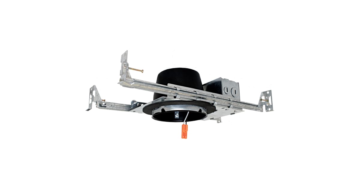 Elco EL492ICA-7 New Construction Shallow Recessed Housing for 4" Trims ...
