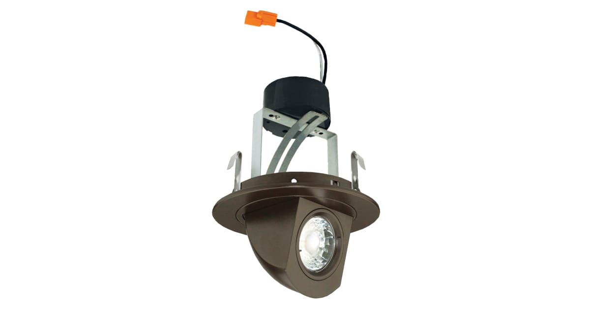 Elco EL49730BZ2 4" Integrated LED Adjustable Recessed Trim - 950 Lumens ...