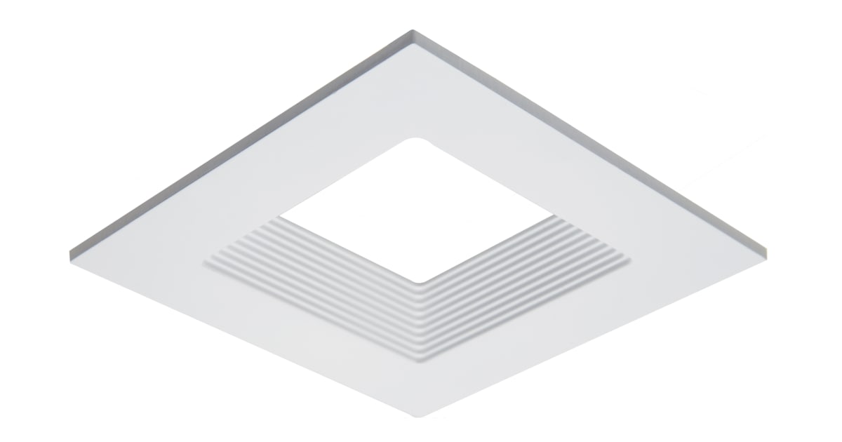 Elco ELL4816W 4" Baffle Square Recessed Trim | Ferguson Home