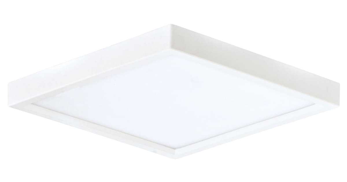 Elco ELSP4440W Sky Panels 5" Wide LED Flush Mount Square Ceiling ...