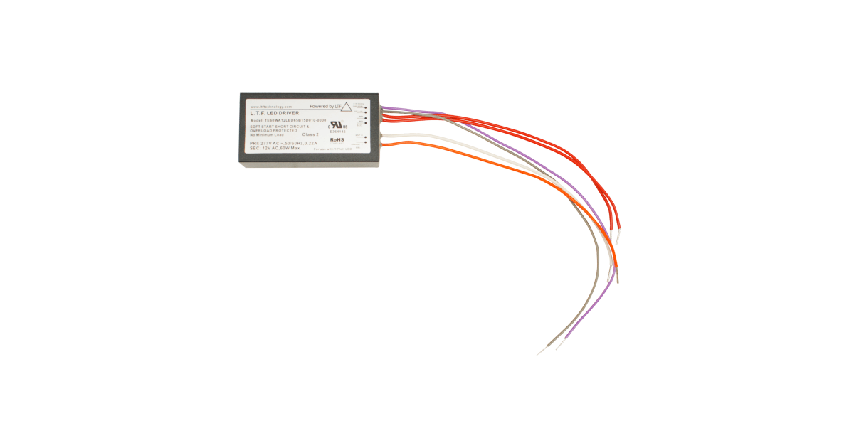 Elco LET-60DX 0-10V Dimmable 12VAC Electronic Transformer | Ferguson Home