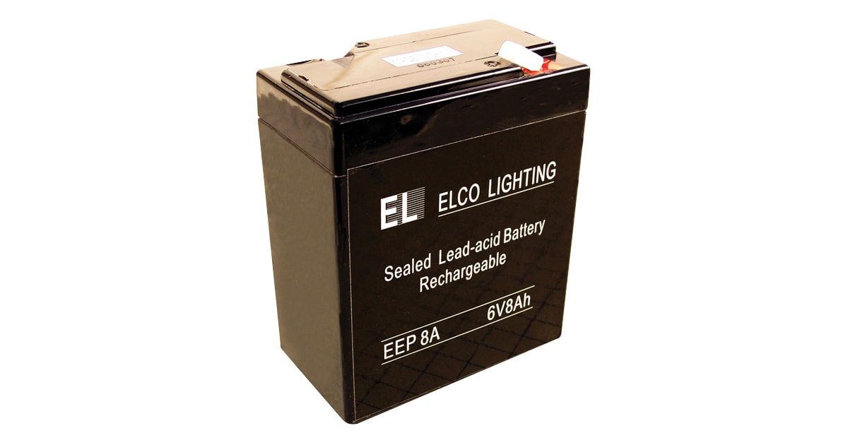 Elco EEP8A 6V Rechargeable Battery for Elco EE2HX and EE2H3 | Ferguson Home