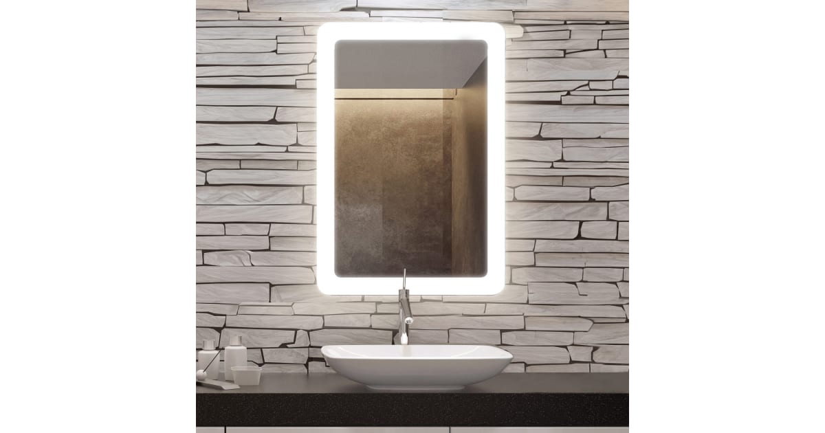 Electric Mirror EYL-2436 Eyla 24" W x 36" H Rectangular Frameless ...