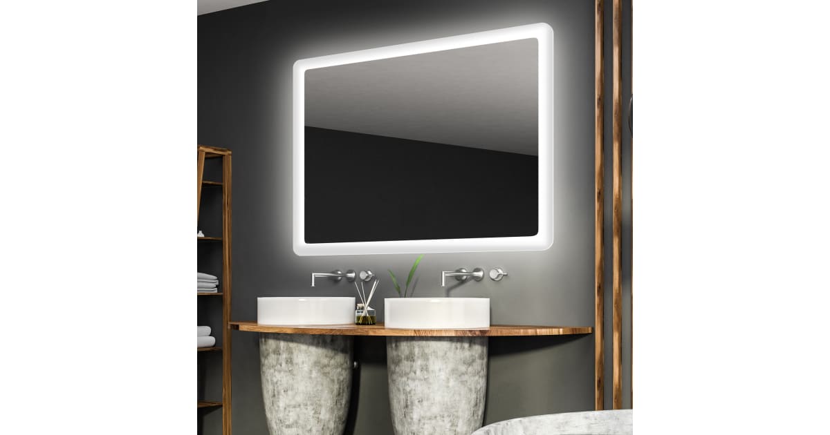 Electric Mirror EYL-4836 Eyla 48" W x 36" H Rectangular Frameless ...