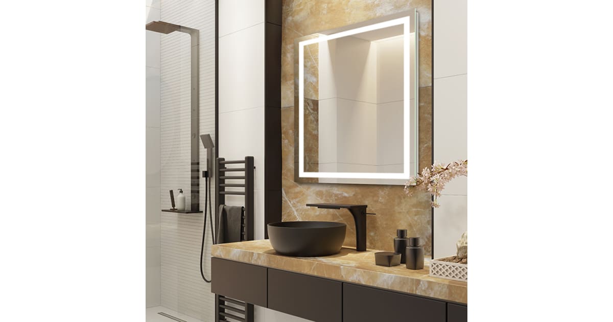 Electric Mirror INT-3636 Integrity 36" W x 36" H Rectangular Frameless ...