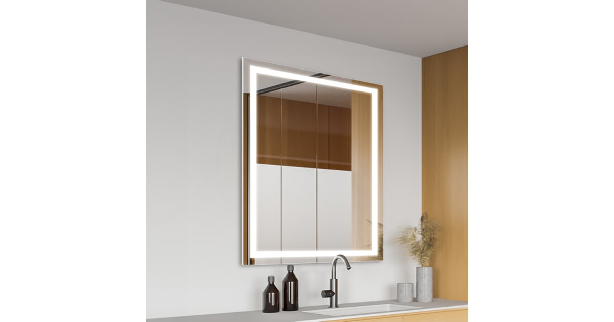 Electric Mirror INT-3642 Integrity 36" W x 42" H Rectangular Frameless ...