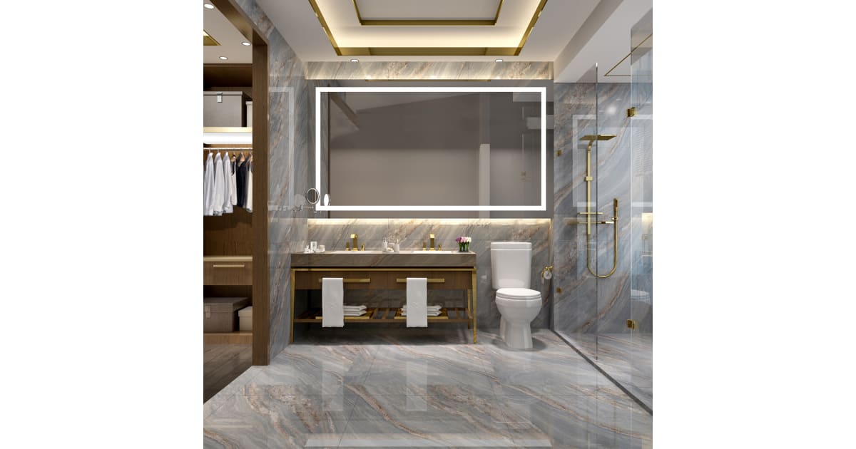 Electric Mirror INT-7242 Integrity 72" W x 42" H Rectangular Frameless ...