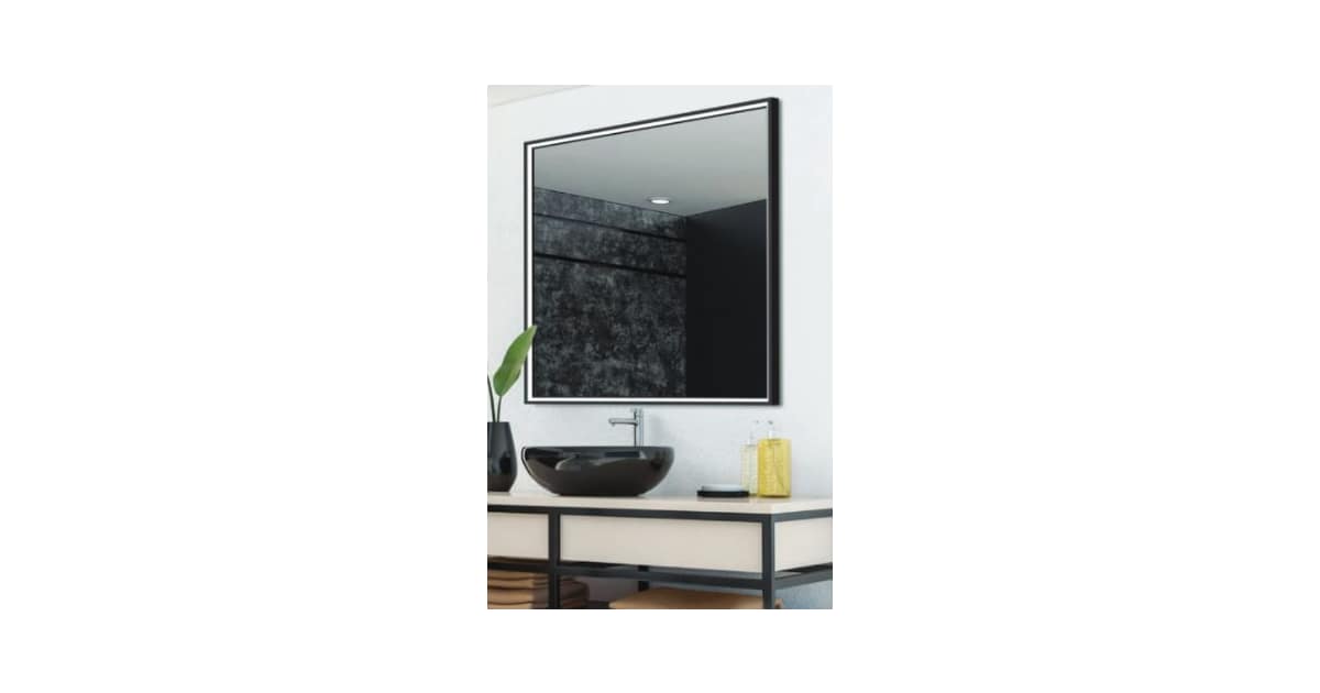 Electric Mirror RAD3-2436-BK05 Radiance 24" x 36" Lighted Mirror ...