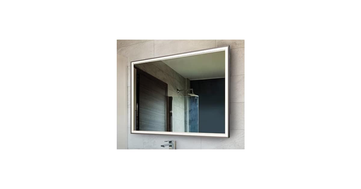 Electric Mirror RAD3-4836-BR02 Radiance 48" x 36" LED Lighted Mirror ...
