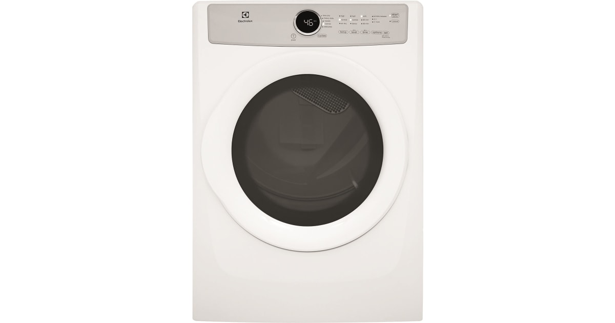 Electrolux EFDE317TIW 27 Inch Wide 8 Cu. Ft. Energy Star Rated Electric ...