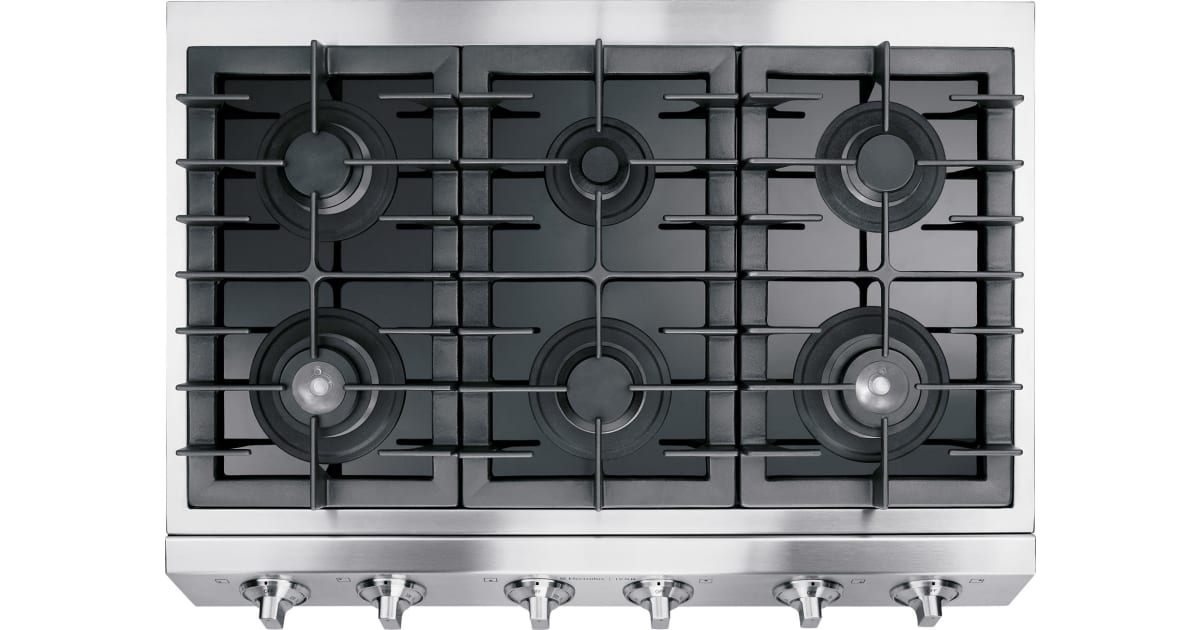 Electrolux E36GC75GSS 36" Gas Slide-In Cooktop with Min-2-Max® Burners ...
