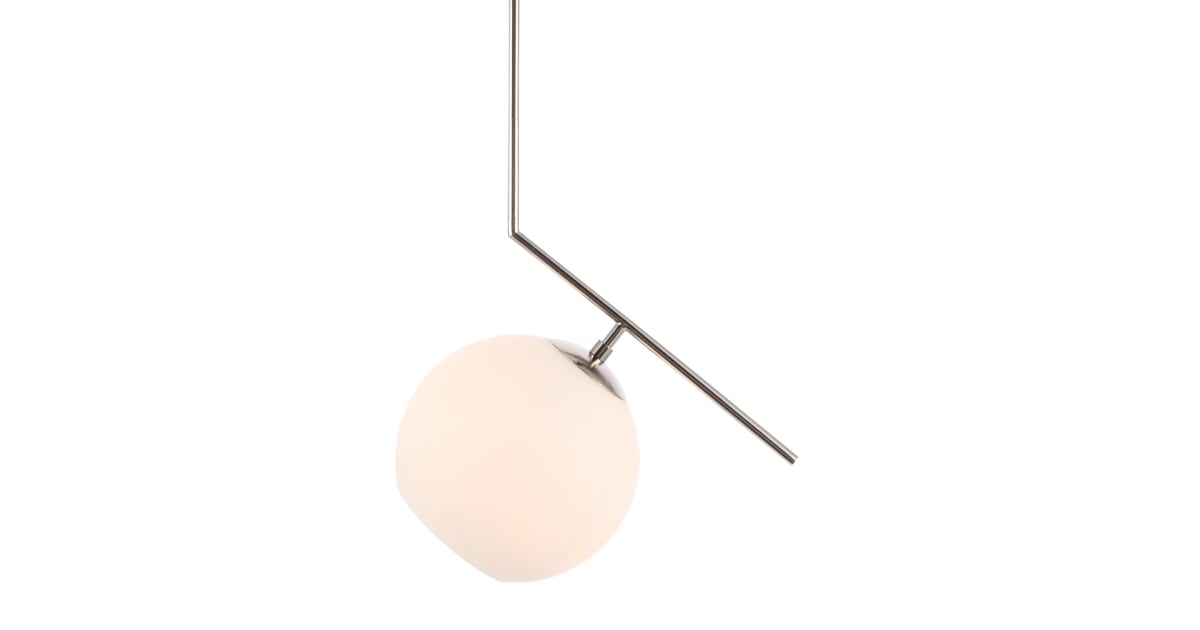 Elegant Lighting LD8048D10C Ryland Single Light 16" Wide Pendant with ...