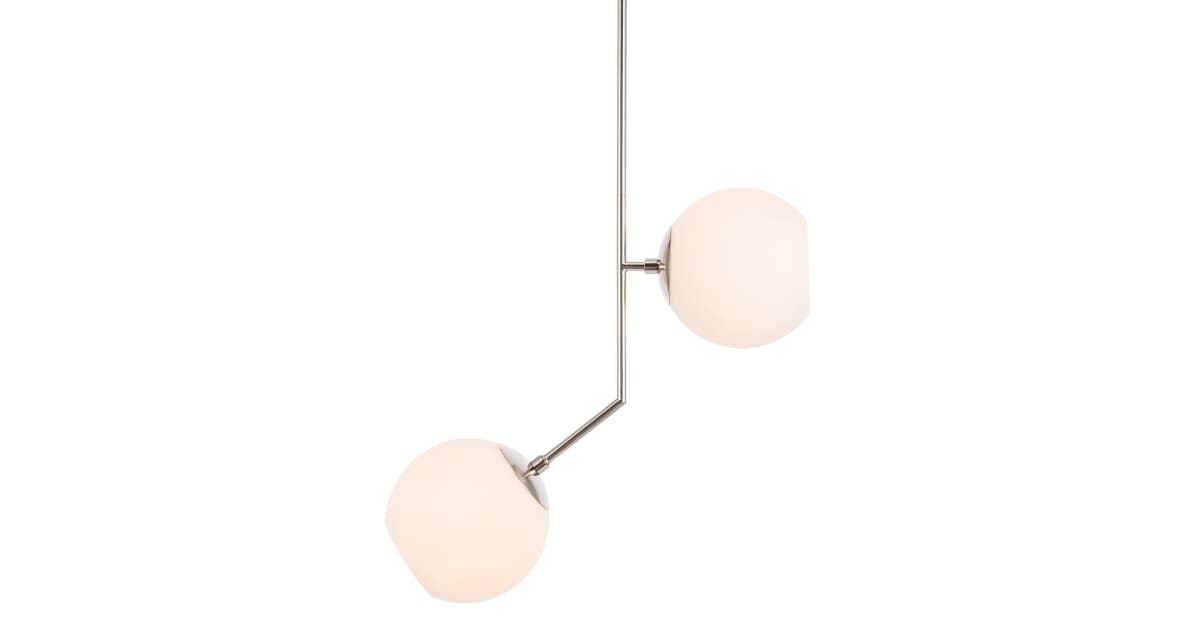 Elegant Lighting LD8051D8C Ryland 2 Light 21" Wide Multi Light Pendant ...