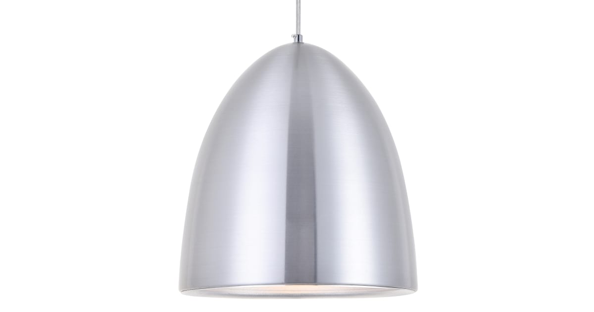 Elegant Lighting LDPD2038BN Circa 12" High Pendant with an Aluminum ...