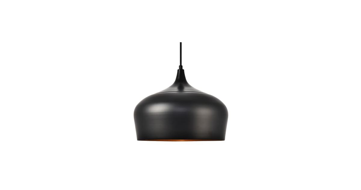 Elegant Lighting LDPG2003 Nora 12" Wide Plug-In Pendant | Ferguson Home