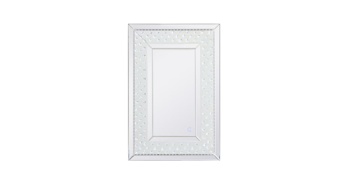 Elegant Lighting MRE92030 Raiden 20" W x 30" H Transitional Rectangular ...