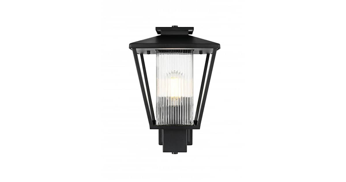 Elegant Lighting OD306W15BK Gaul 15" Tall Outdoor Wall Sconce ...