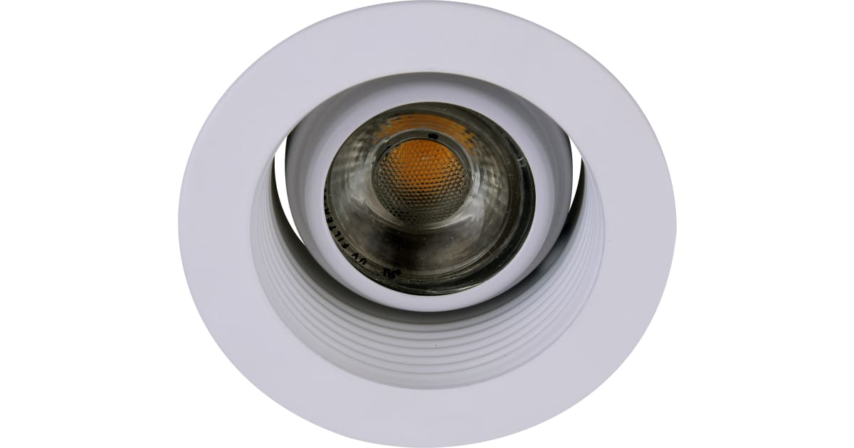 Elegant Lighting R3-493MW Elitco 3" Round Adjustable Baffle Trim ...