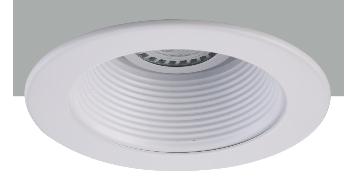 Elegant Lighting R4-493MW-12PK Elitco 4" Round Adjustable Baffle Trim ...