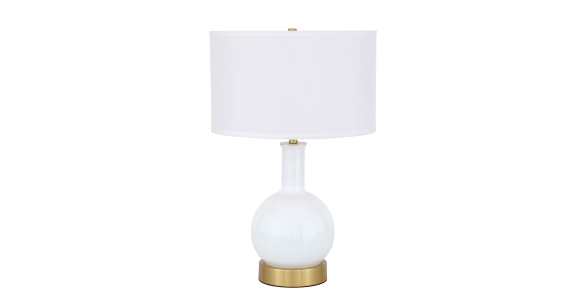 Elegant Lighting TL3041BR Cory Single Light 23" Tall Vase Table Lamp ...