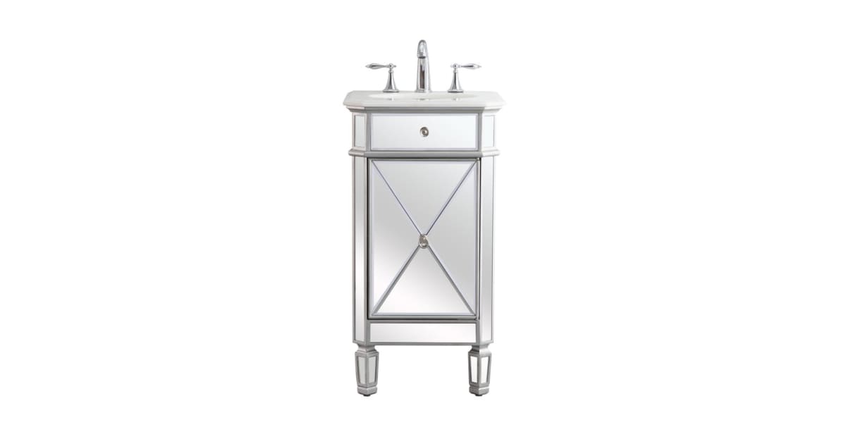 Elegant Lighting VF11019SL Camille 19" Free Standing Single Basin ...