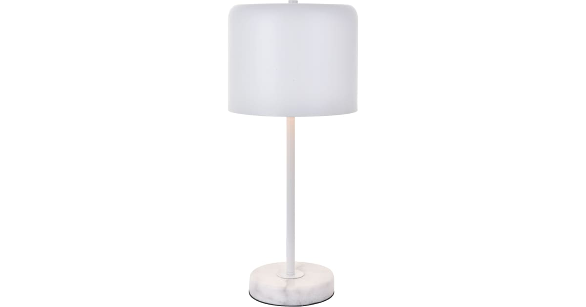 Elegant Lighting LD4075T10WH Exemplar Single Light 21" Tall Buffet ...