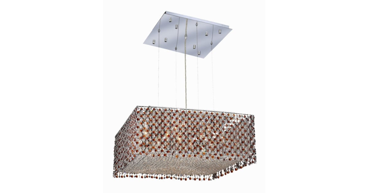 Elegant Lighting 1294D26C-TO/RC Moda 13 Light 26" Wide Crystal ...