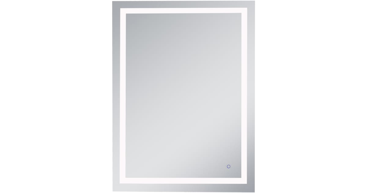 Elegant Lighting MRE13648 Helios 36" W x 48" H Modern Rectangular ...
