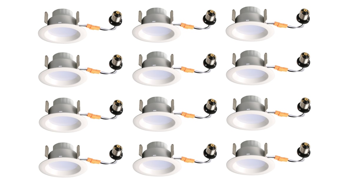 Elegant Lighting R40927KRF-12PK Elitco 5 Inch Retrofit LED Recessed ...