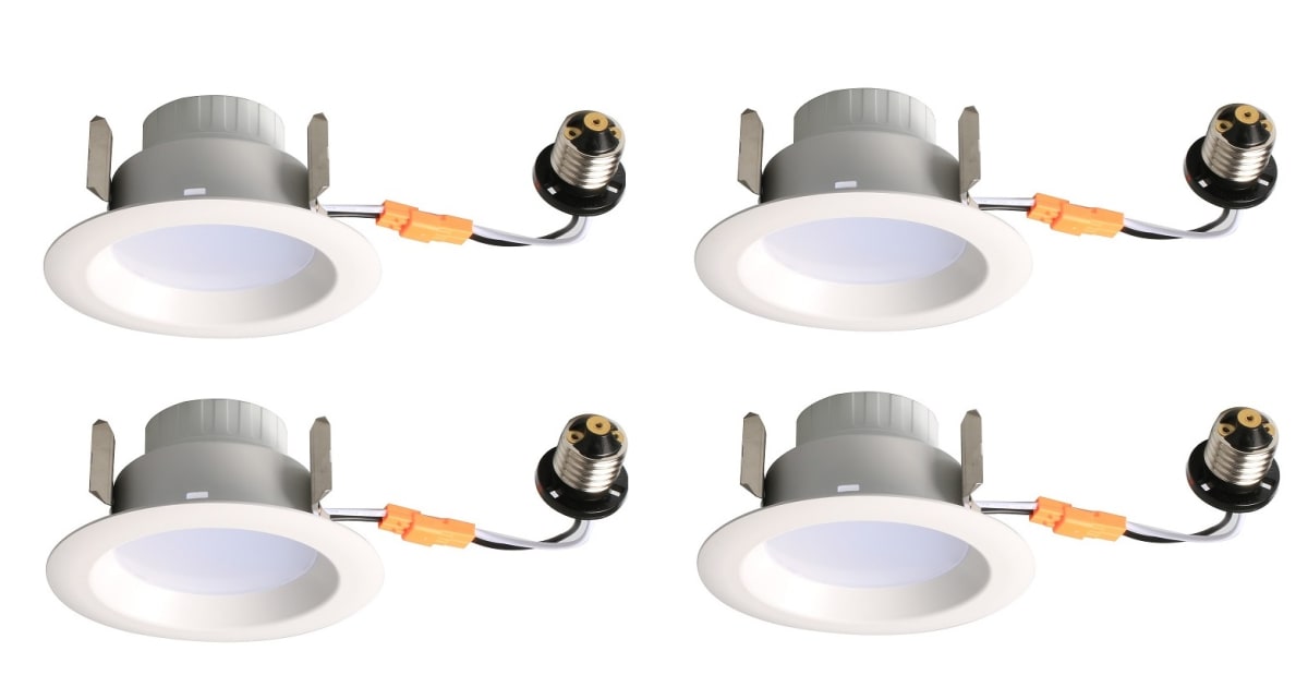 Elegant Lighting R40950KRF-4PK Elitco 5" LED Retrofit Trims 5000K ...