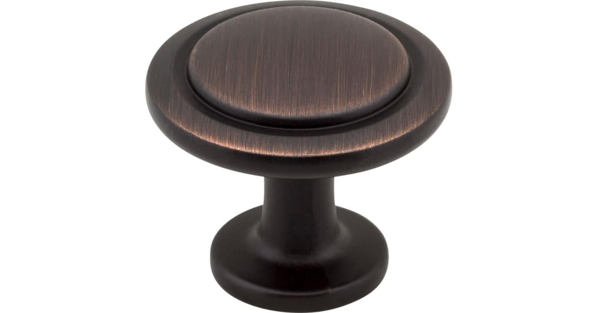 Elements 3960-DBAC Gatsby 1-1/4" Round Stepped Mushroom Cabinet Knob ...